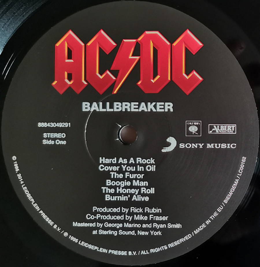 AC/DC – Ballbreaker (180g) - Купить виниловую пластинку