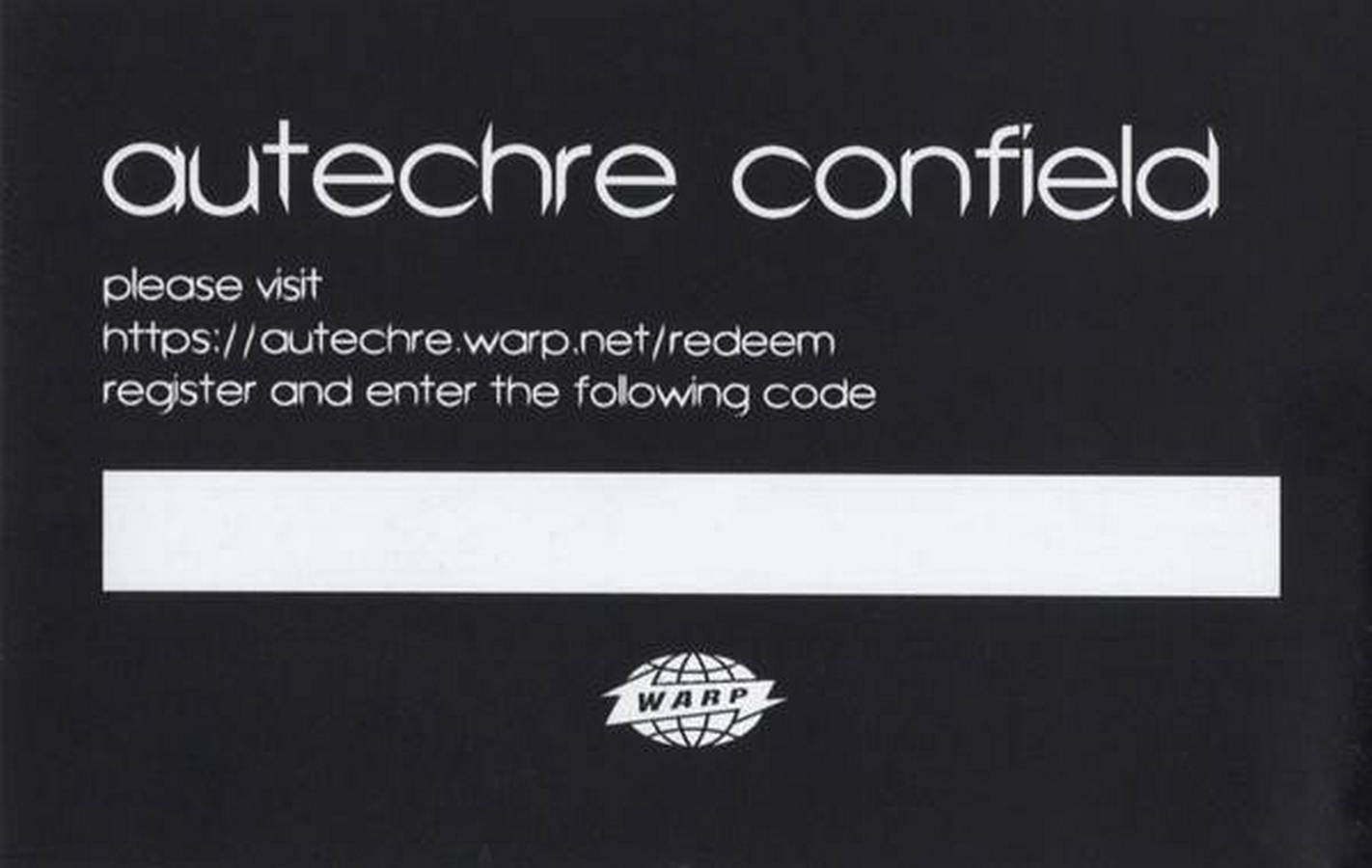 Autechre – Confield - Купить виниловую пластинку