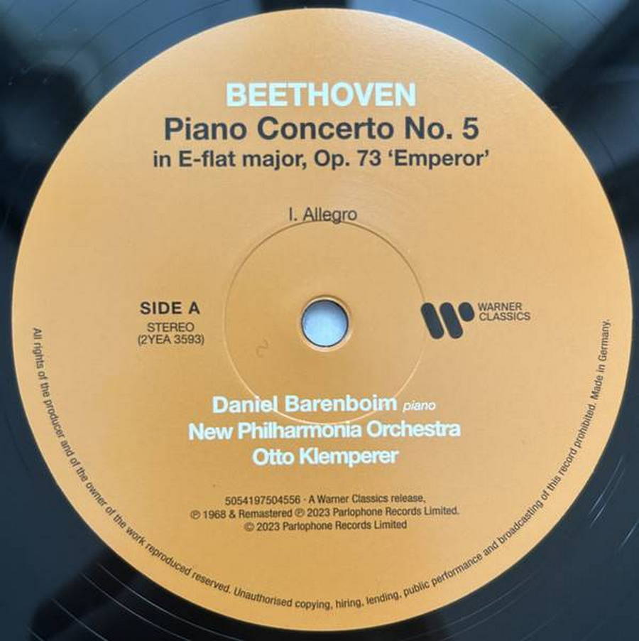 Daniel Barenboim, Otto Klemperer – Beethoven-Emperor concerto - Купить ...