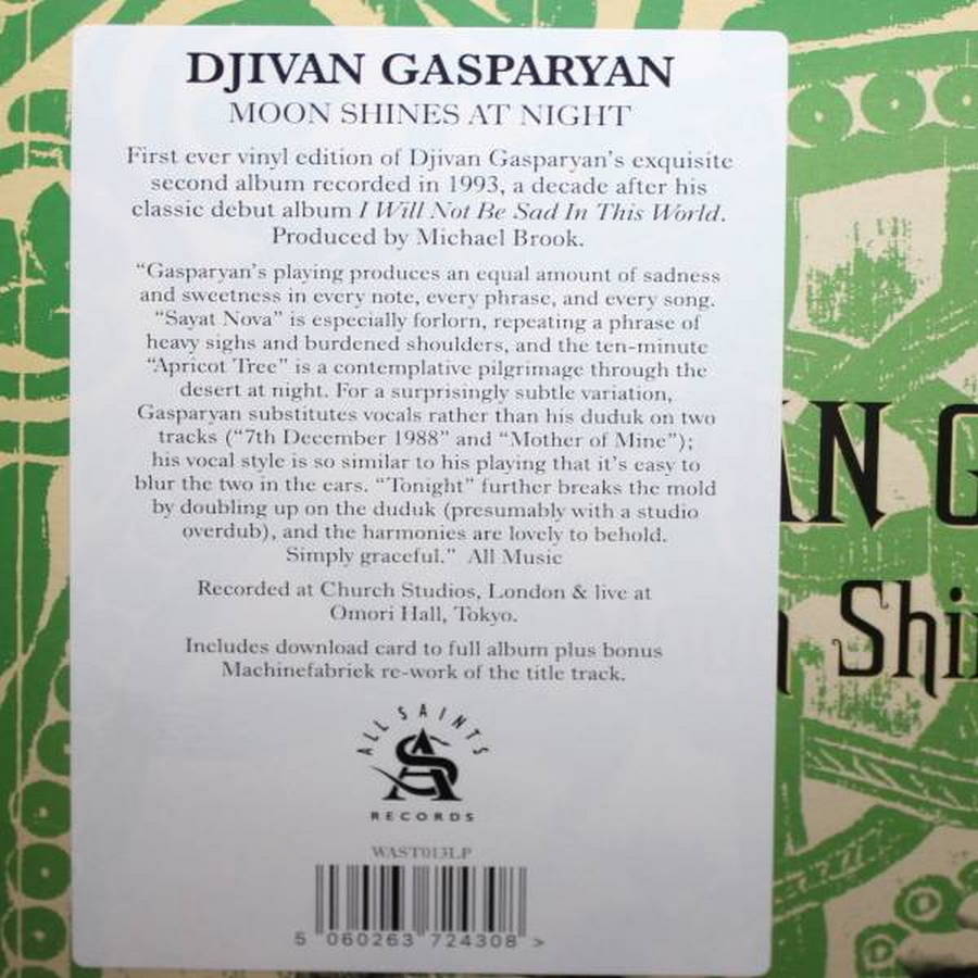 Djivan Gasparyan – Moon Shines At Night - Купить виниловую пластинку
