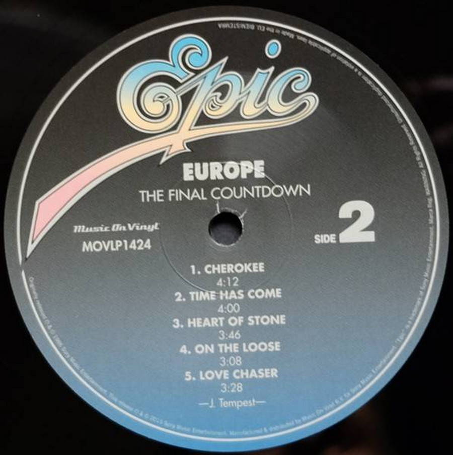 Europe – The Final Countdown - Купить виниловую пластинку