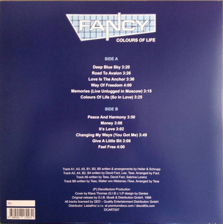 Fancy – Colours Of Life - Купить виниловую пластинку