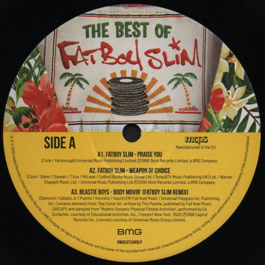 Fatboy Slim – The Best Of Fatboy Slim (2LP) - Купить виниловую пластинку