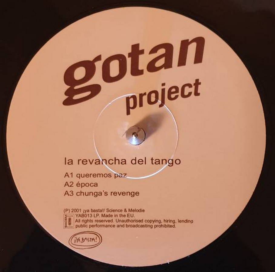 Gotan Project – La Revancha Del Tango (2LP) - Купить виниловую пластинку