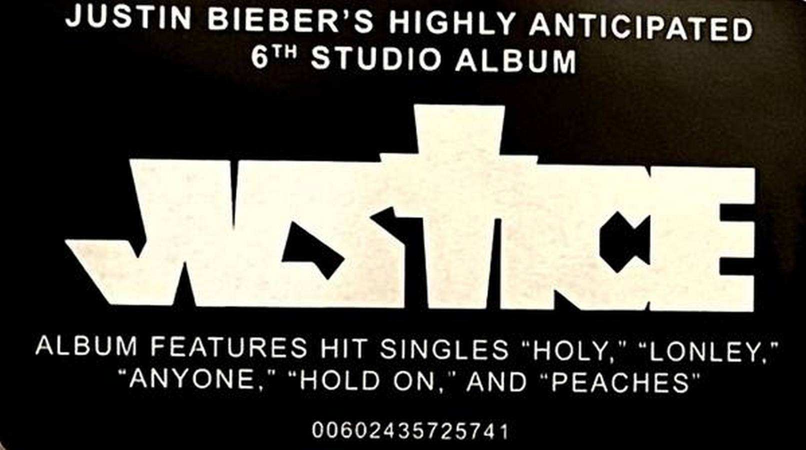 Justin Bieber – Justice - Купить виниловую пластинку