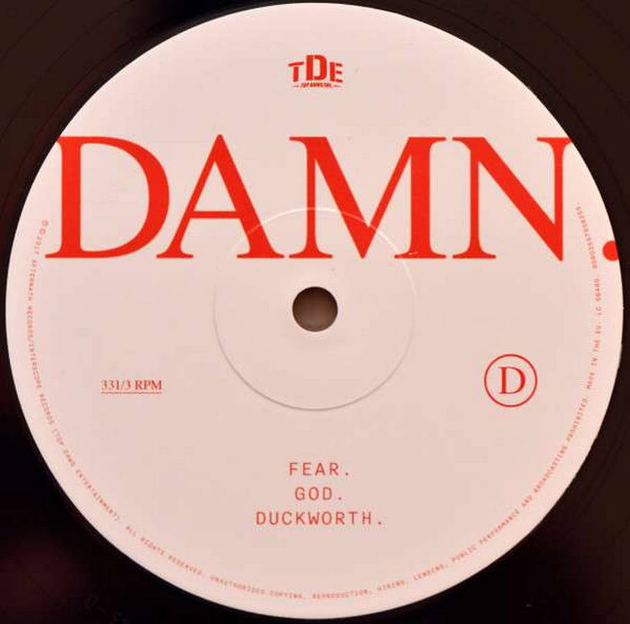 Kendrick Lamar – Damn. (2 LP) - Купить виниловую пластинку