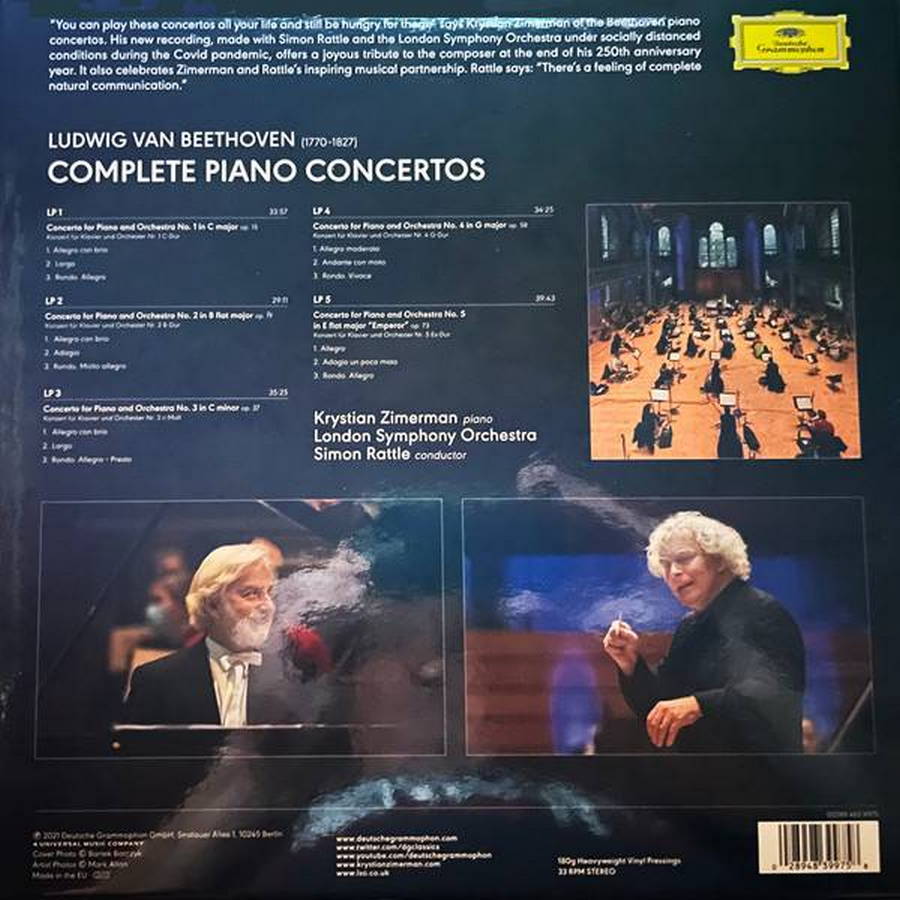 Ludwig van Beethoven, London Symphony Orchestra, Krystian Zimerman ...