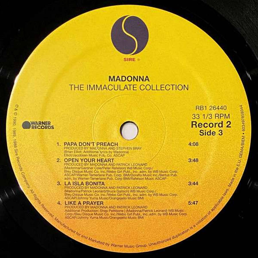 Madonna – The Immaculate Collection (2LP) - Купить виниловую пластинку