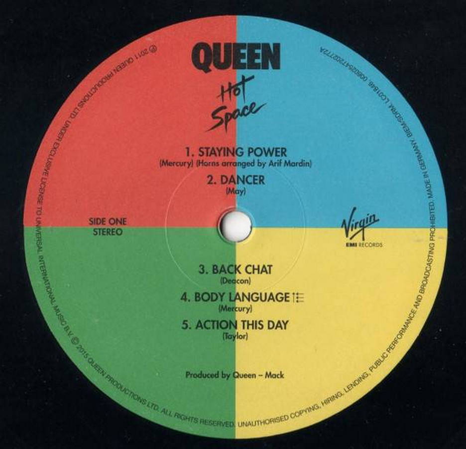 Queen – Hot Space - Купить виниловую пластинку