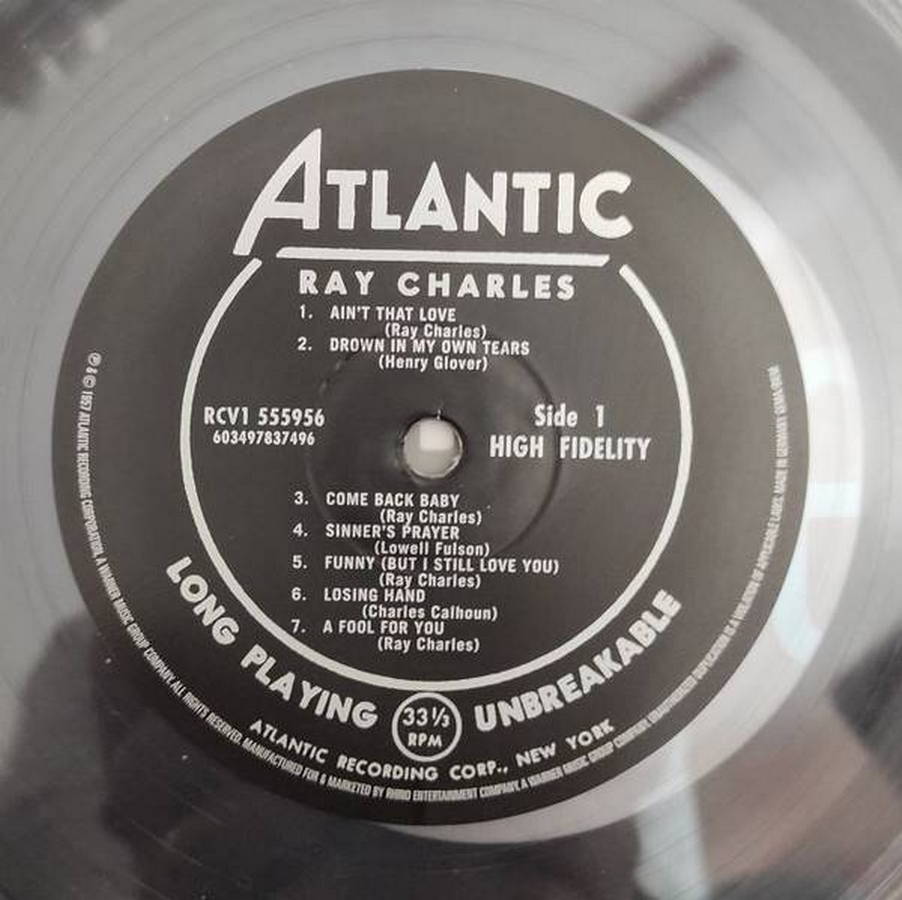 Ray Charles – Ray Charles (clear) - Купить виниловую пластинку