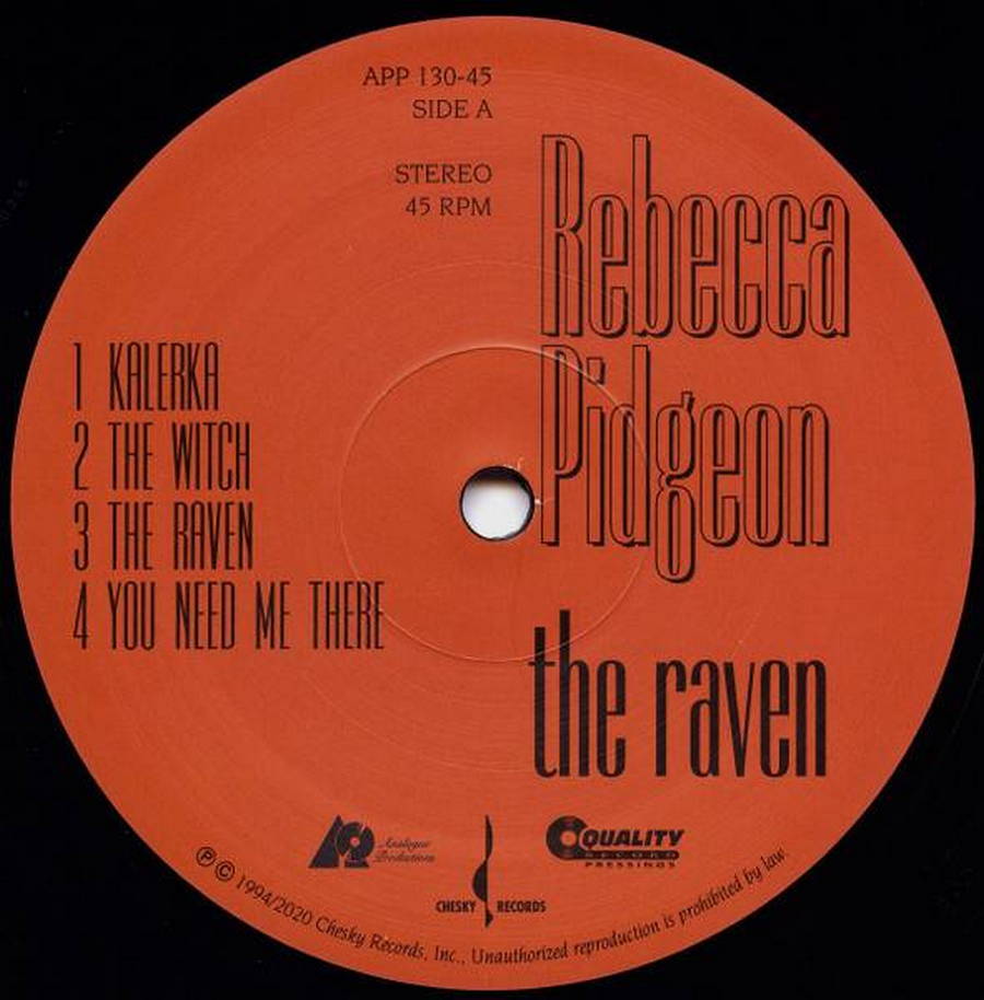 Rebecca Pidgeon – The Raven (2LP) - Купить виниловую пластинку