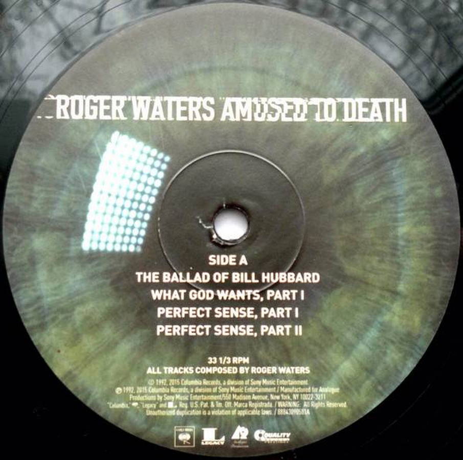 Roger Waters – Amused To Death (2LP) - Купить виниловую пластинку