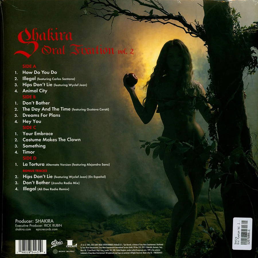 Shakira – Oral Fixation Vol. 2 (2LP bone) - Купить виниловую пластинку