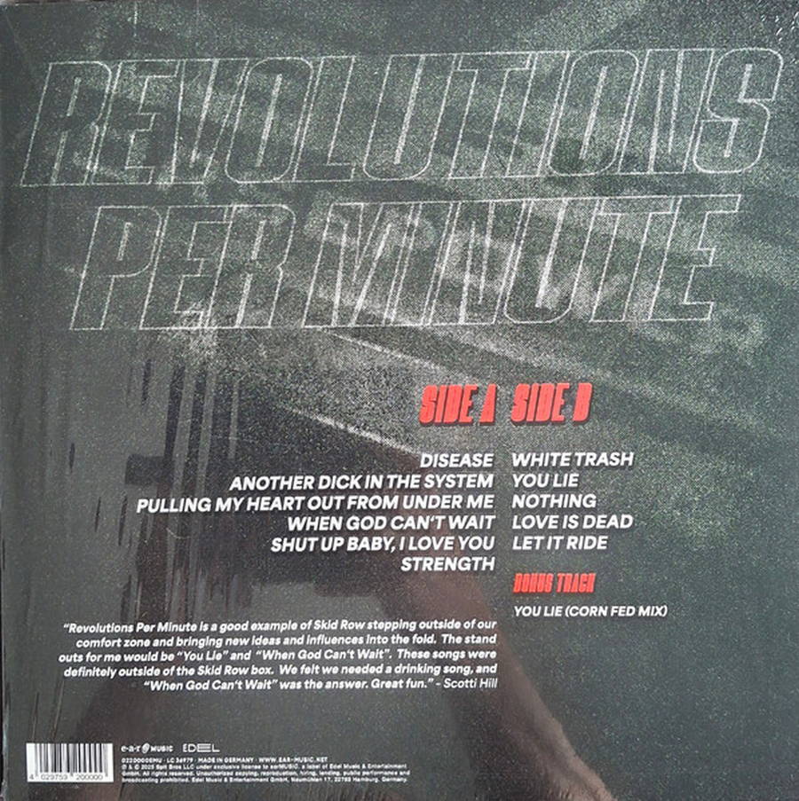 Skid Row – Revolutions Per Minute - Купить виниловую пластинку