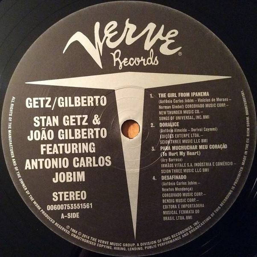 Stan Getz, Joao Gilberto featuring Antonio Carlos Jobim – Getz ...
