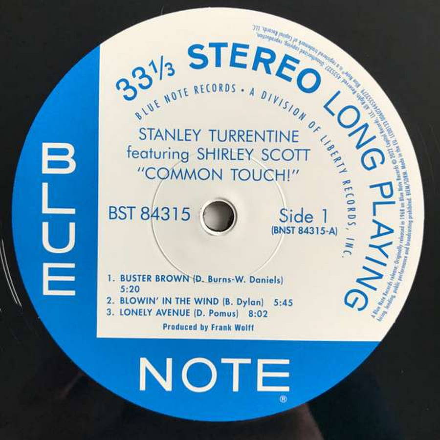 Stanley Turrentine – Common Touch - Купить виниловую пластинку