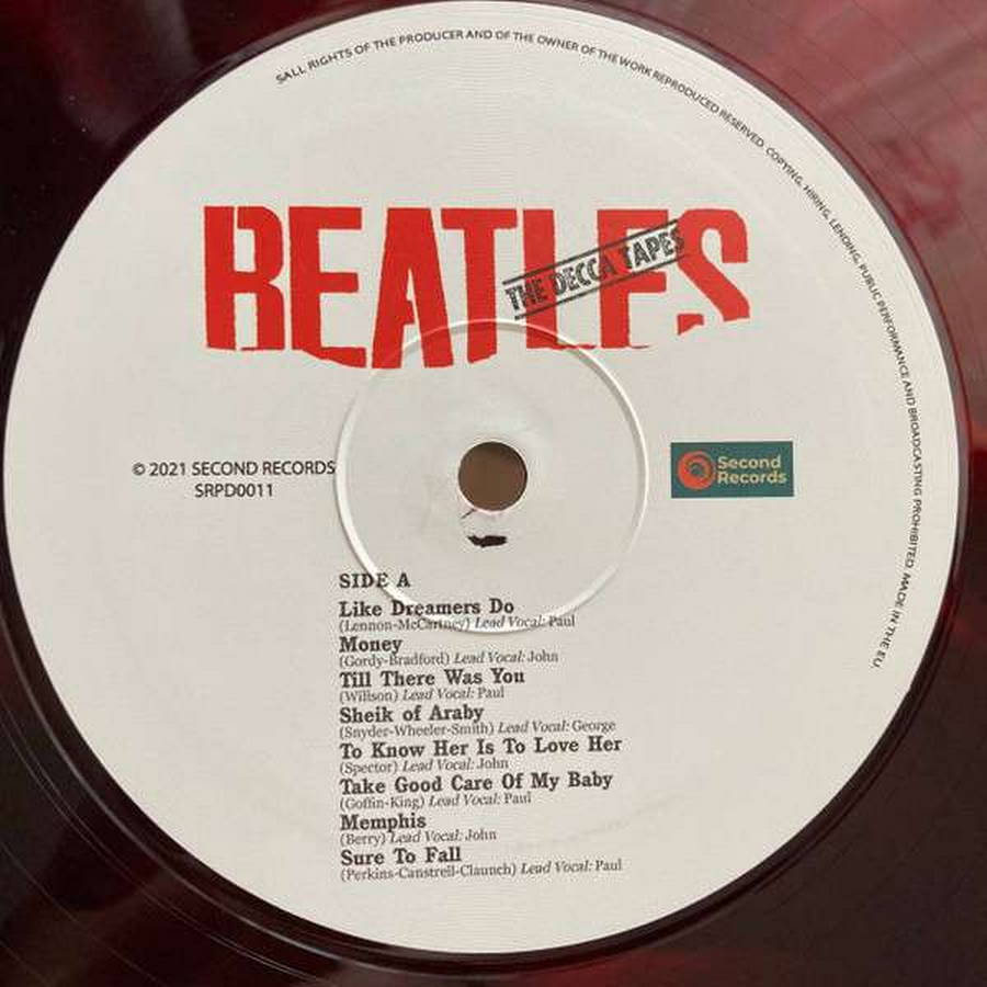 The Beatles – The Decca Tapes Red/Clear/Black - Купить виниловую пластинку