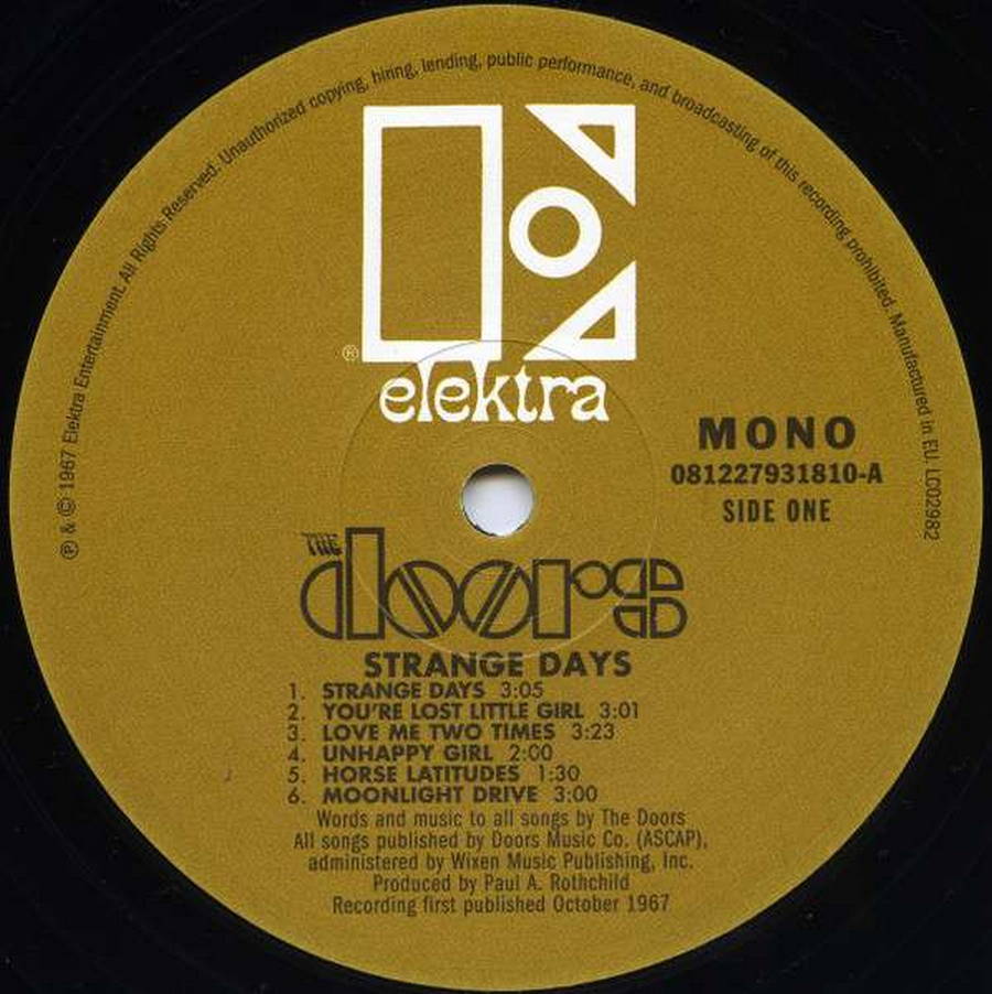 The Doors – Strange Days - Купить виниловую пластинку