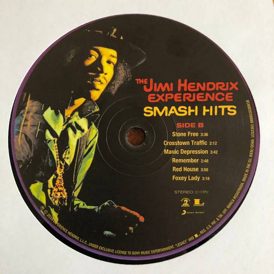 The Jimi Hendrix Experience – Smash Hits - Купить виниловую пластинку