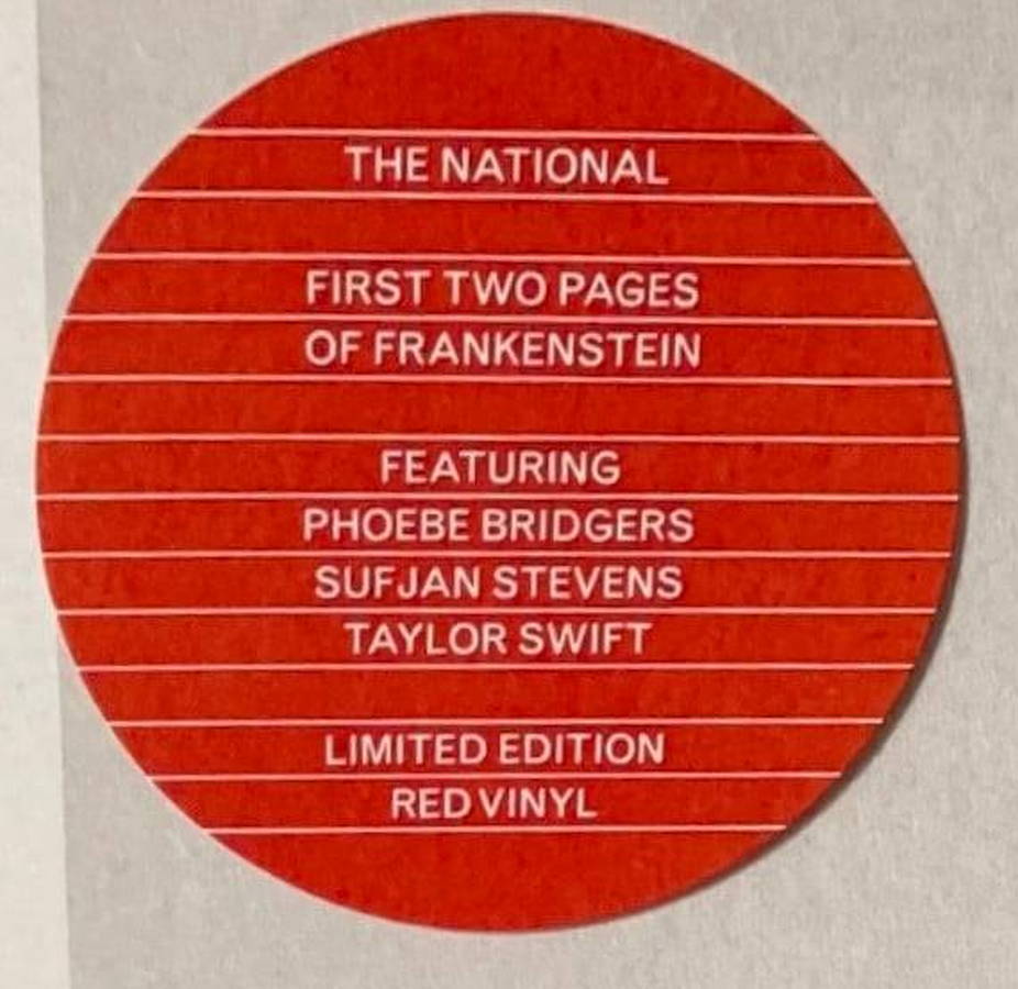The National – First Two Pages Of Frankenstein (red) - Купить виниловую ...