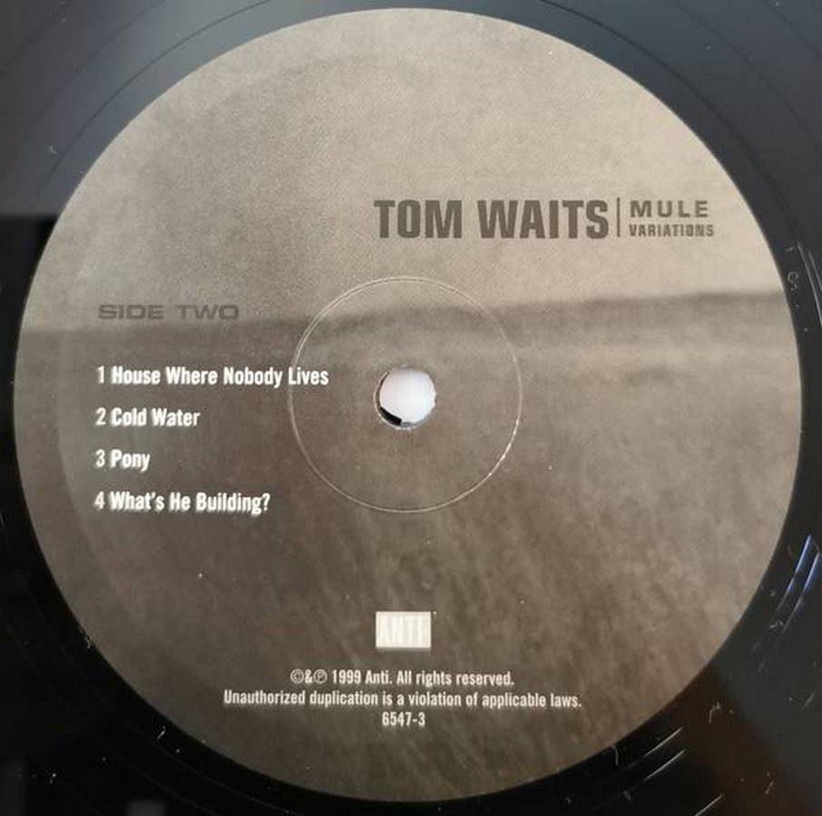 Tom Waits – Mule Variations (2LP) - Купить виниловую пластинку