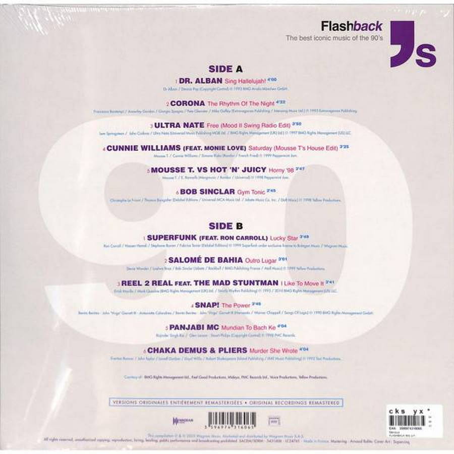 Various – FLASHBACK 90s - Купить виниловую пластинку