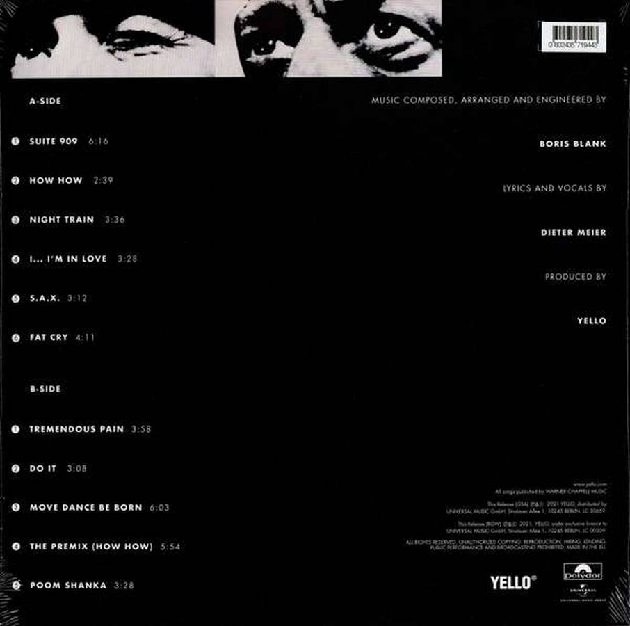 Yello – Zebra - Купить виниловую пластинку